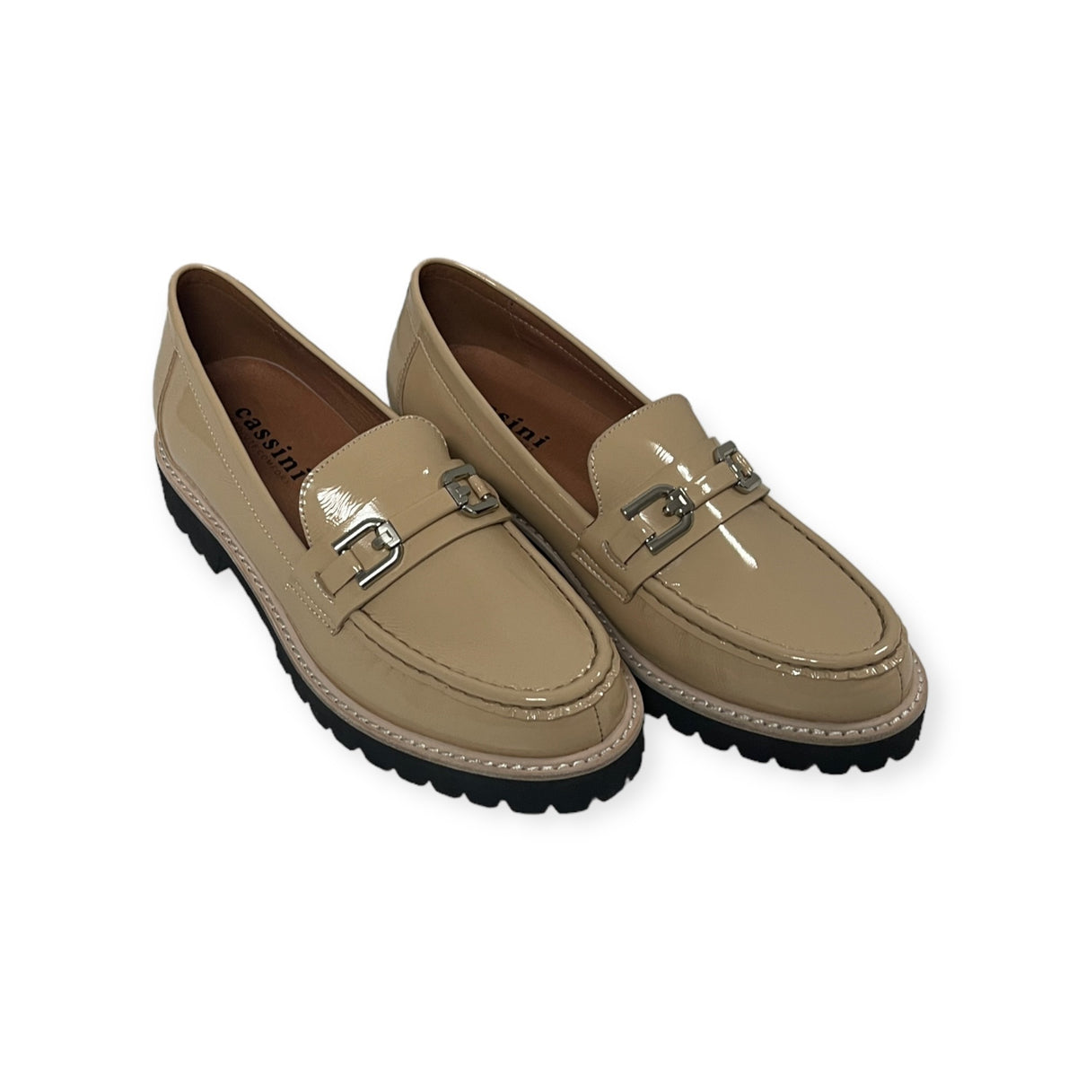 MADELE CAMEL PATENT – Yolo Shoes Emerald